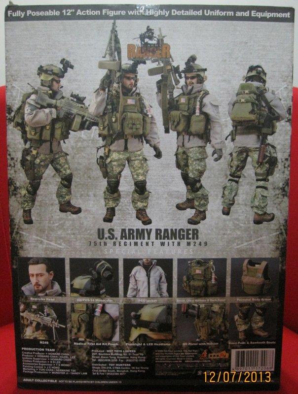 [飛鳥玩具屋] 售軍偶 Hot toys ARMY RANGER 75th REGIMEN M249愛德華諾頓 75遊騎 | 露天市集 | 全 ...