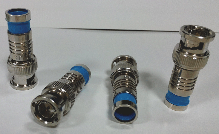 （缺貨中）台製~RG6U/5C2V一體成型擠壓式BNC同軸線,推入式壓縮頭 防水接頭,擠壓型防水BNC | 露天市集 | 全台最大的網路購物市集