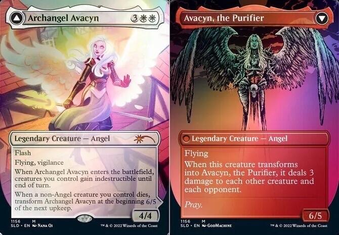 魔法部屋MTG雙面擴閃異圖SLD秘密巢穴 Archangel Avacyn 大天使艾維欣【Foil英文Mint】天使 | 露天市集 | 全台最大的網路購物市集