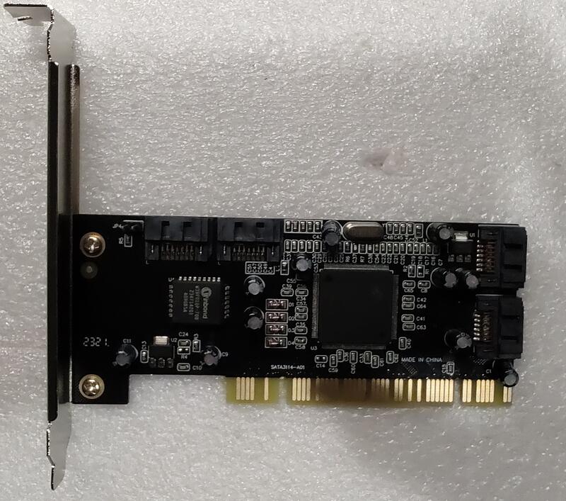 PCI轉SATA 4孔介面卡 SIL3114晶片 SATA 2 PCI硬碟卡 | 露天市集 | 全台最大的網路購物市集