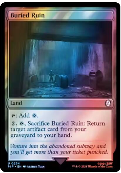 [ALG卡牌專門] PIP Fallout 異塵餘生 Buried Ruin 英文 普/閃 | 露天市集 | 全台最大的網路購物市集