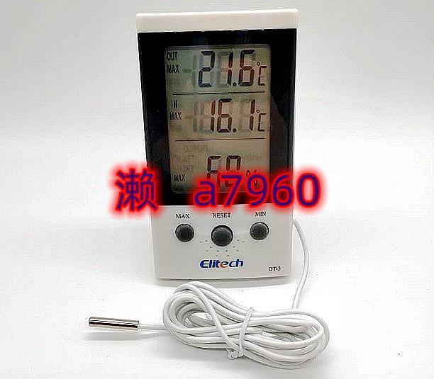 【可開統編】江蘇精創 雙路顯示 數字溫濕度計 Elitech DT-3 測溫表 | 露天市集 | 全台最大的網路購物市集