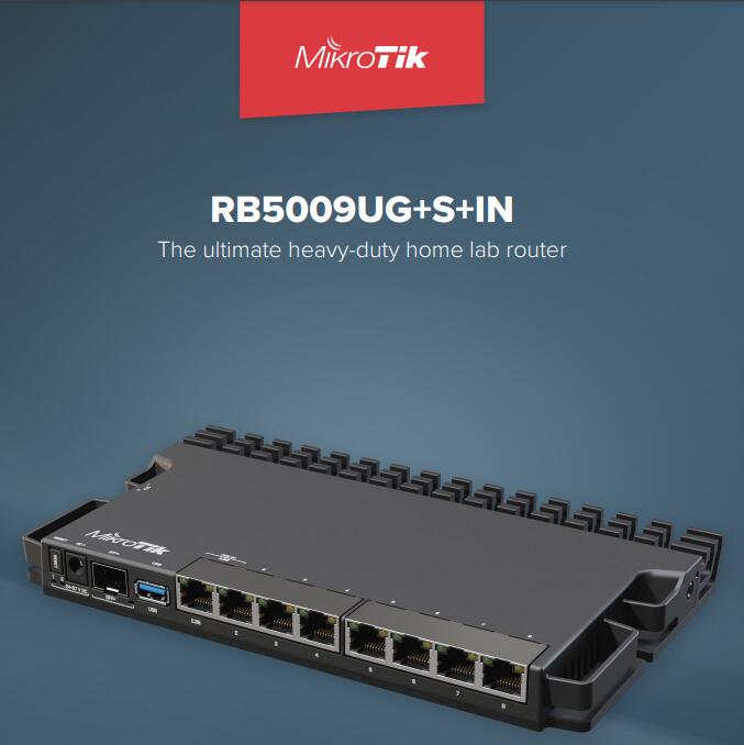 【MikroTik台灣代理】台灣公司貨 RouterOS RB5009UG+S+IN 四核高性能路由器！ | 露天市集 | 全台最大的網路購物市集