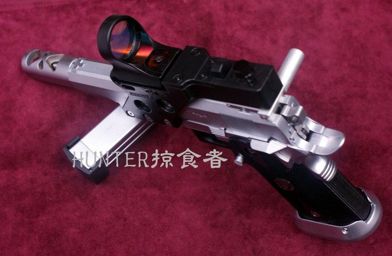 【Hunter】全新 SV INFINITY 全金屬100%仿真30條深刻印電鍍霧鉻IPSC瓦斯BB槍~H | 露天市集 | 全台最大的網路購物市集