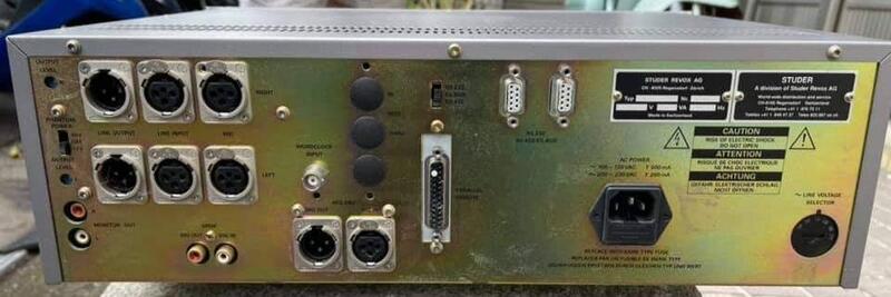 售STUDER D780 DAT 專業數位錄音座 | 露天市集 | 全台最大的網路購物市集