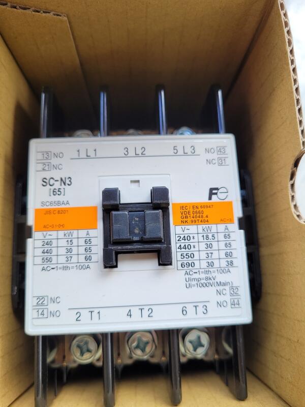 富士FUJI電磁接觸器65A電磁開關SC-N3 SC-3N SCN3 SC3N 220V電磁接觸器20HP電磁開關 | 露天市集 | 全台最大 ...