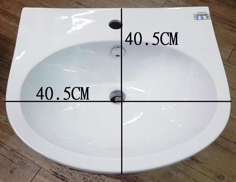 阿球=凱撒 CAESAR 附白鐵壁虎 40.5*40.5臉盆 L2140S洗臉盆 L2140S面盆 | 露天市集 | 全台最大的網路購物市集