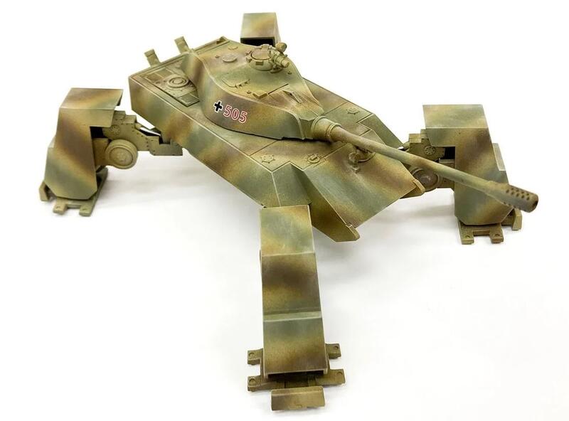 搜模閣 1/72 UA-72352 二戰德軍 E75 Ausf.G 重型機甲 (12.8cm主砲 加 夜視鏡) 戰爭鐵拳 | 露天市集 | 全台最大的網路購物市集