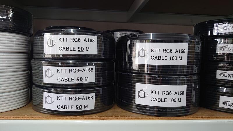 [含發票]高品質原裝進口 KTT-168編RG6U-5C2V-5CFB有線電視.數位天線.監視器同軸電纜線 | 露天市集 | 全台最大的網路購物市集