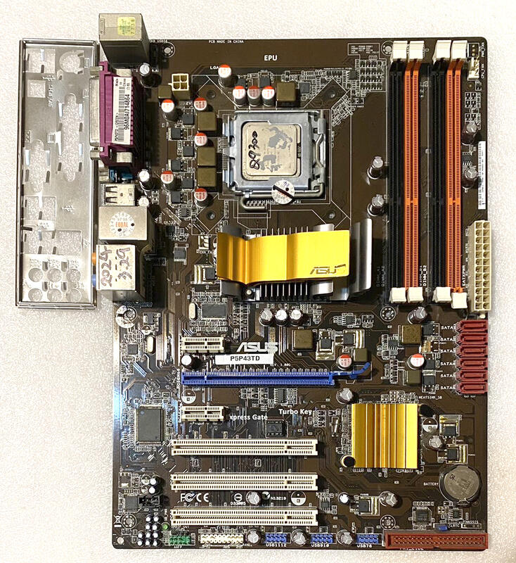 華碩 P5P43TD 主機板 附擋板 | 露天市集 | 全台最大的網路購物市集