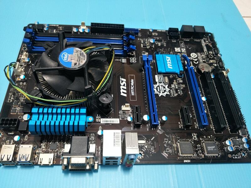 【金耐超】免運MSI微星H97PC Mate (MS-7850) +CPU(i5 4690) | 露天市集 | 全台最大的網路購物市集