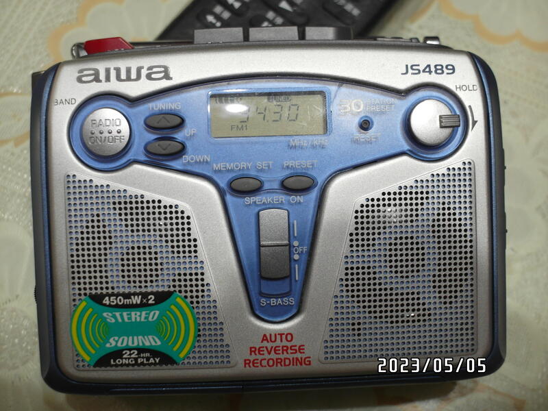 古董 早期 SONY 國際牌 AIWA 錄音機 AIWA JS-489 隨身聽 錄音卡帶機 故障機 | 露天市集 | 全台最大的網路購物市集