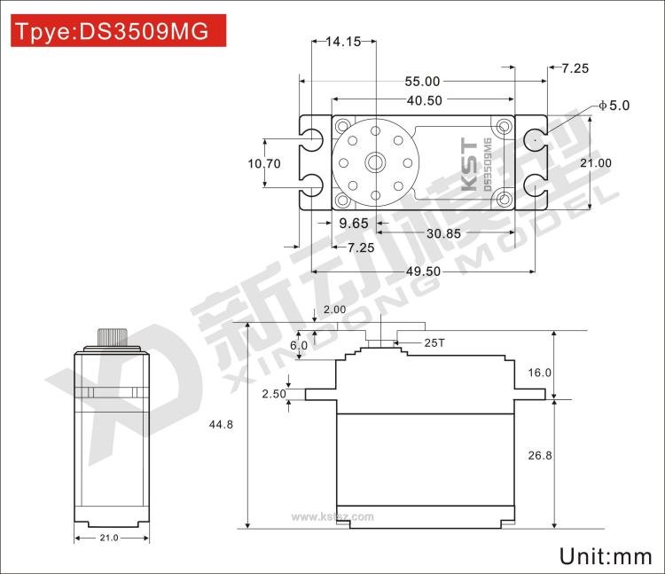 [空中之眼] KST MS3509 HV SERVO 全鋼齒輪 磁感無接觸式VR | 露天市集 | 全台最大的網路購物市集