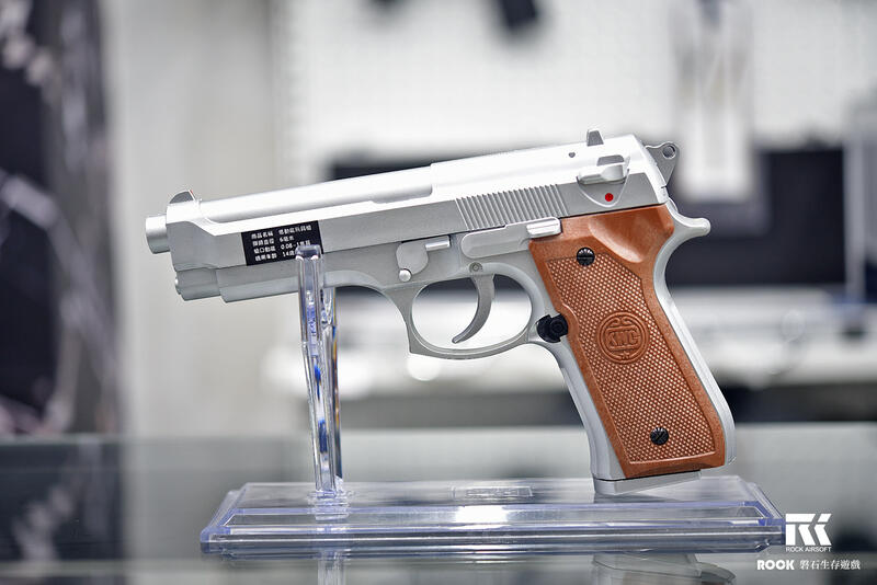 【磐石】KWC M92/M9 KA13C空氣短槍 彈簧壓縮 空氣槍 ABS 銀色-KWCKA13C | 露天市集 | 全台最大的網路購物市集