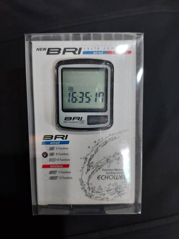 {名森自行車}ECHOWELL BRI-8 自行車碼錶 有線碼錶 8項功能 碼錶 黑 | 露天市集 | 全台最大的網路購物市集