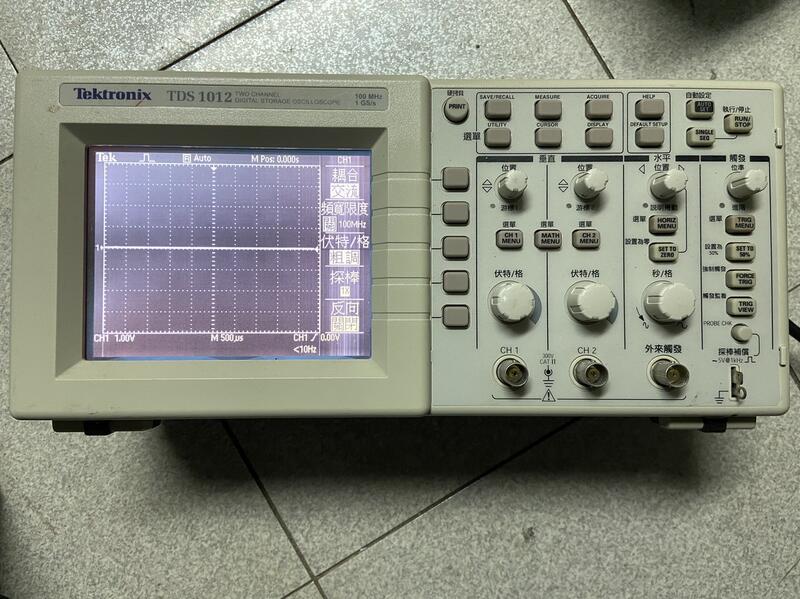 【幸福七號倉】零件機// Tektronix TDS 1012 數位示波器 | 露天市集 | 全台最大的網路購物市集