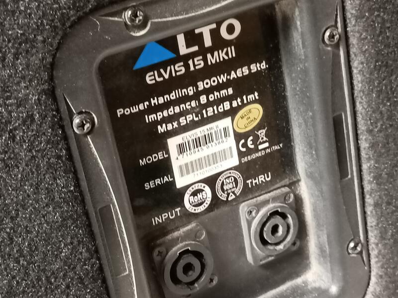 alto elvis 15 mk ii PA喇叭，商品內容有詳述，下標前請詳閱，虧售一組7000。 | 露天市集 | 全台最大的網路購物市集