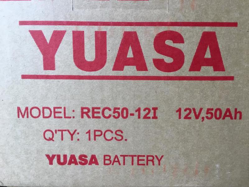 YUASA湯淺 REC50-12I 12V50AH REC50-12深循環電瓶 WP50-12NE 【中部電池-台中】 | 露天市集 | 全台 ...