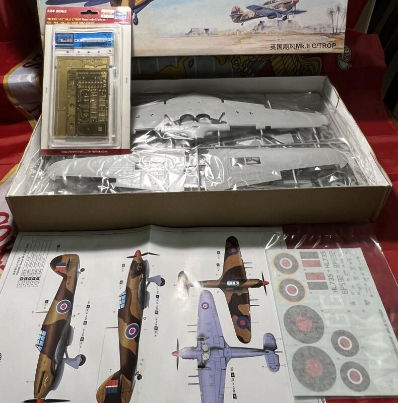 出清Trumpeter小號手模型1:24 hurricane mk.II英國颶風戰鬥機02416..另有賣戰鬥機 戰車 | 露天市集 | 全台 ...