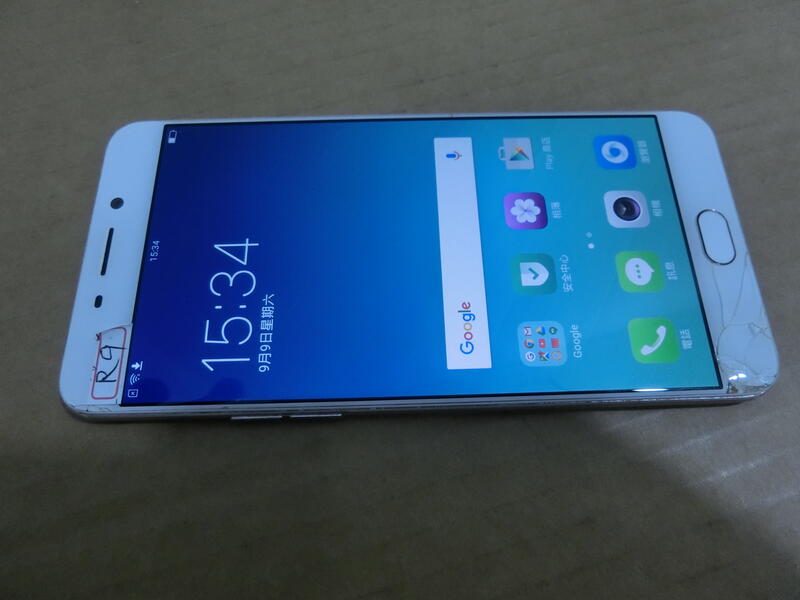 OPPO R9 4G/64G 功能正常 左下角破 | 露天市集 | 全台最大的網路購物市集