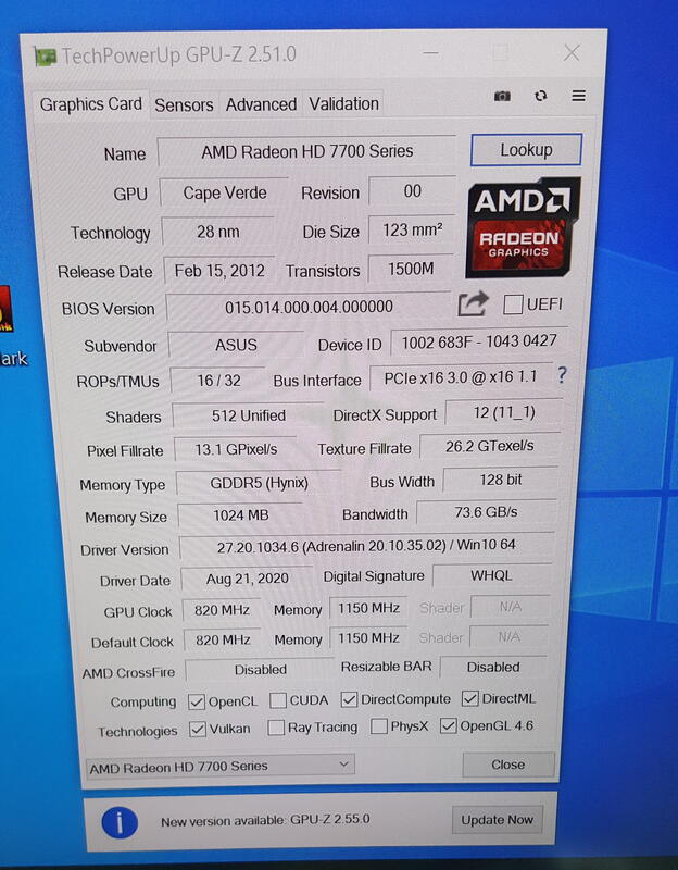 良品-華碩 HD7750 1G DDR5,可雙螢幕輸出,一切正常,保固40天.不需要6PIN電源. | 露天市集 | 全台最大的網路購物市集