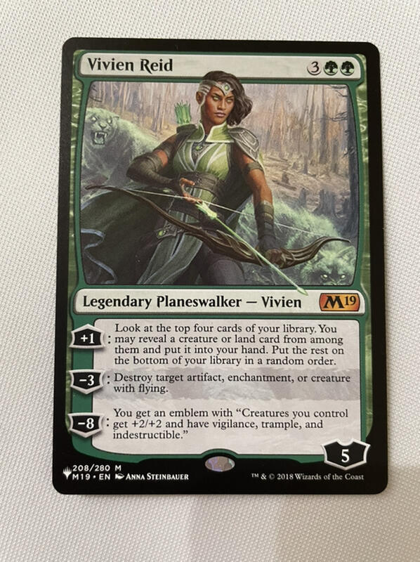 MTG 核心系列 M19 Vivien reid 普 英文版 | 露天市集 | 全台最大的網路購物市集