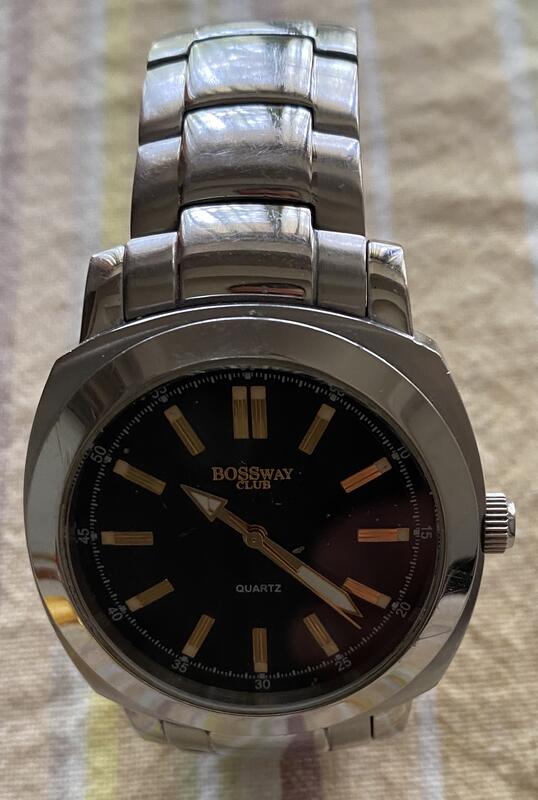 Bossway Club豪邁黑底金標石英錶(42mm) (寄賣品)(附DIOR迪奧手錶錦盒) | 露天市集 | 全台最大的網路購物市集