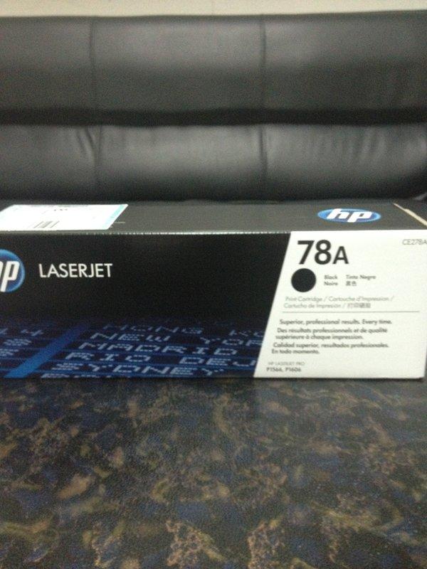 (含稅價)HP CE278A CE278AC 78A 全新原廠黑色碳粉匣 適用HP-M1536dnf/P1606dn | 露天市集 | 全台最 ...