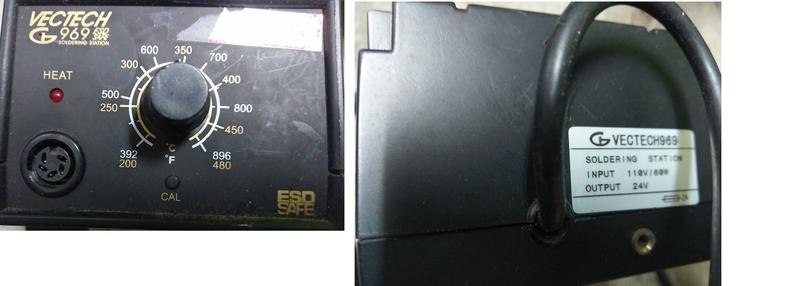 二手威鐵克VECTECH 969烙鐵(上電有反應HEAT亮一下就熄單機無配件當測試報帳零件品 | 露天市集 | 全台最大的網路購物市集