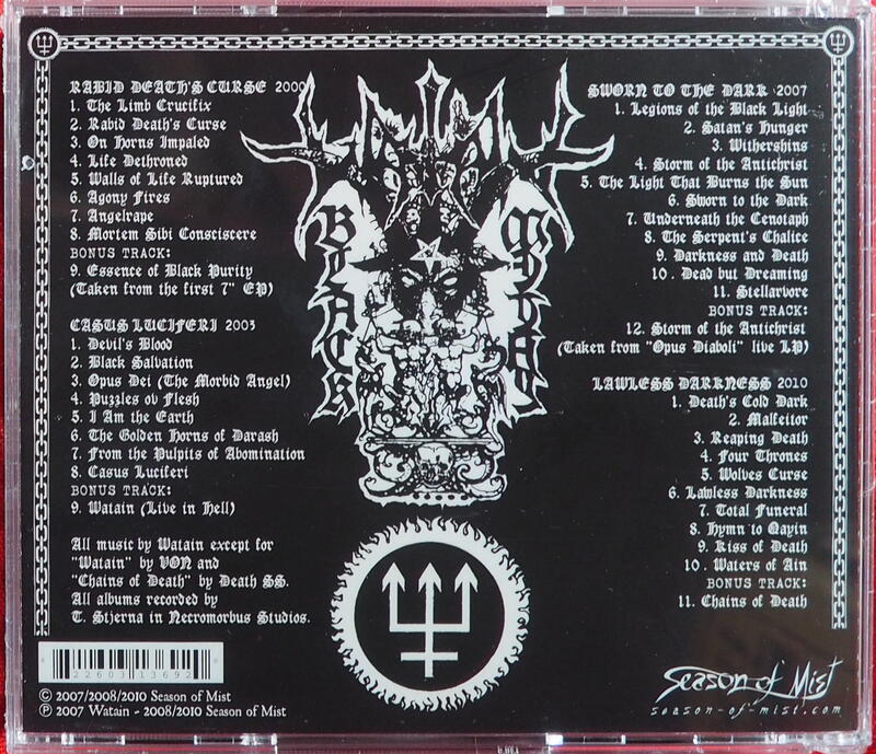 Watain -The First Four Albums - 4CD (全新封裝歐版) | 露天市集 | 全台最大的網路購物市集