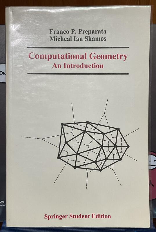 Computational Geometry（Preparata, Shamos）未使用過,有書套 | 露天市集 | 全台最大的網路購物市集