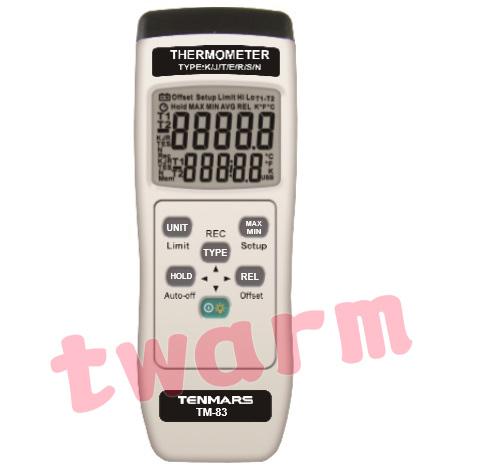 《德源科技 》(含稅) TENMARS TM-83 K/J/T/E/R/S/N 單輸入溫度錶 | 露天市集 | 全台最大的網路購物市集