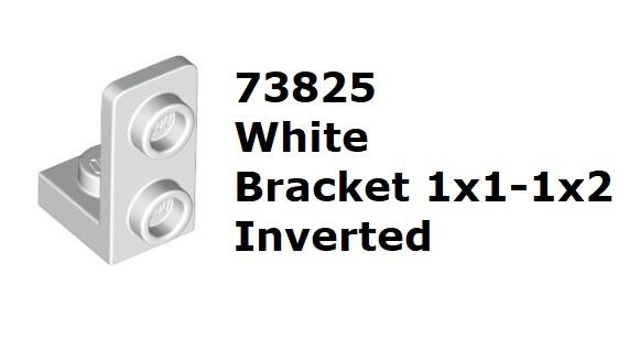 【磚樂】LEGO 樂高 73825 6337079 Bracket 1x1-1x2 Inverted 白色反向側接托架 | 露天市集 | 全台 ...