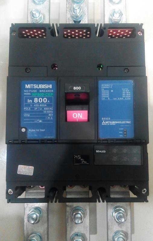 三菱Mitsubishi無熔絲斷路器3P800A NF800SS NF800CEP NF800SEW無熔絲開關3P800 | 露天市集 | 全 ...