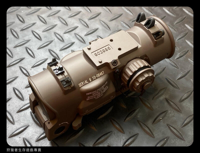 【狩獵者生存專賣】高品質Elcan風格SOCOM Specter DR 1X 4X 红光戰術瞄準鏡/火車頭-凸字-深棕色 | 露天市集 | 全 ...