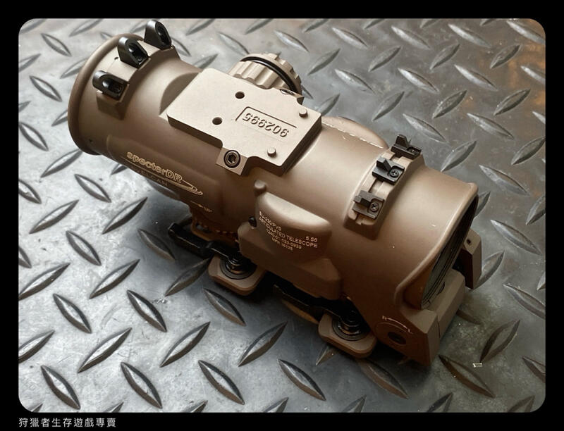 【狩獵者生存專賣】高品質Elcan風格SOCOM Specter DR 1X 4X 红光戰術瞄準鏡/火車頭-凸字-深棕色 | 露天市集 | 全 ...
