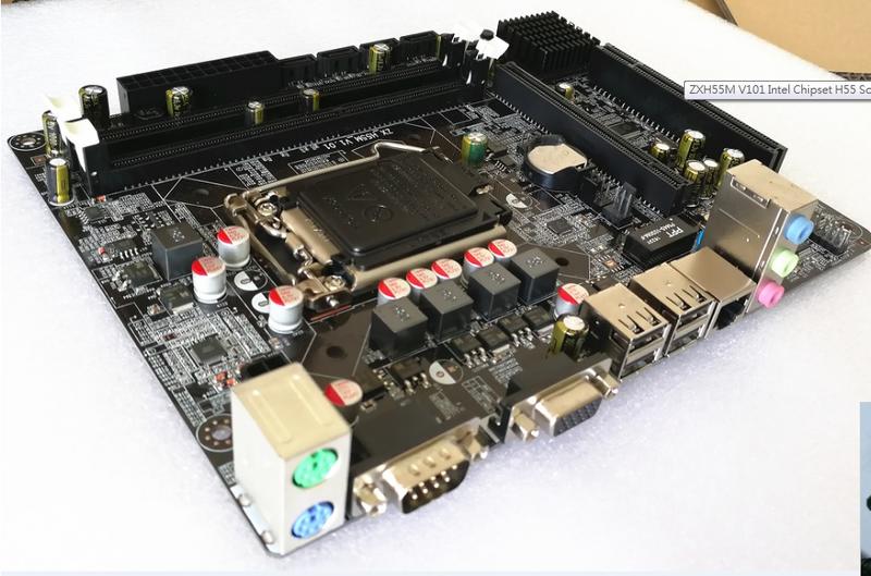 ZX-H55M V1.01 Intel Chipset H55 Socket 1156 Desktop Motherbo | 露天市集 | 全 ...