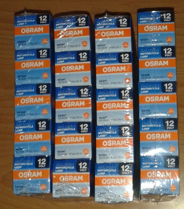 歐司朗OSRAM機車大燈 62334 18/18W 62337 35/35W 62347 小登山 H6 抗UV 石英燈泡 | 露天市集 | 全 ...