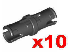 【小荳樂高】LEGO 黑色 短連接器 (10個) Pin Friction Ridges 2780 4121715 | 露天市集 | 全台最大 ...