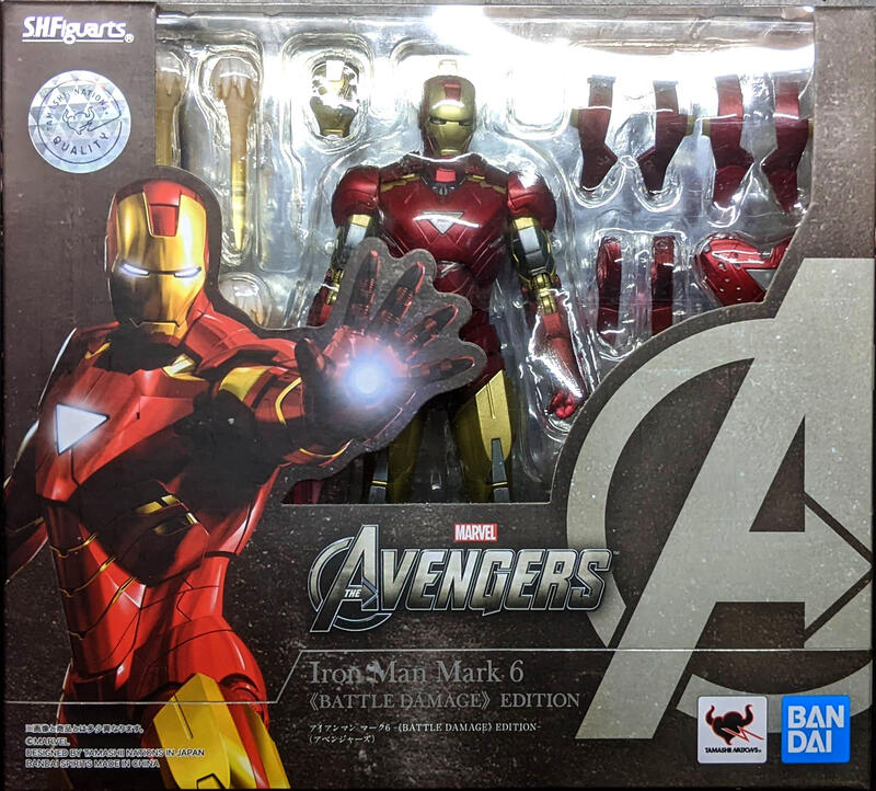 現貨 正版 SHF 鋼鐵人 MK6 馬克 6 戰損 復仇者聯盟 戰爭機器 MK 1 42 43 45 50 | 露天市集 | 全台最大的網路購物市集
