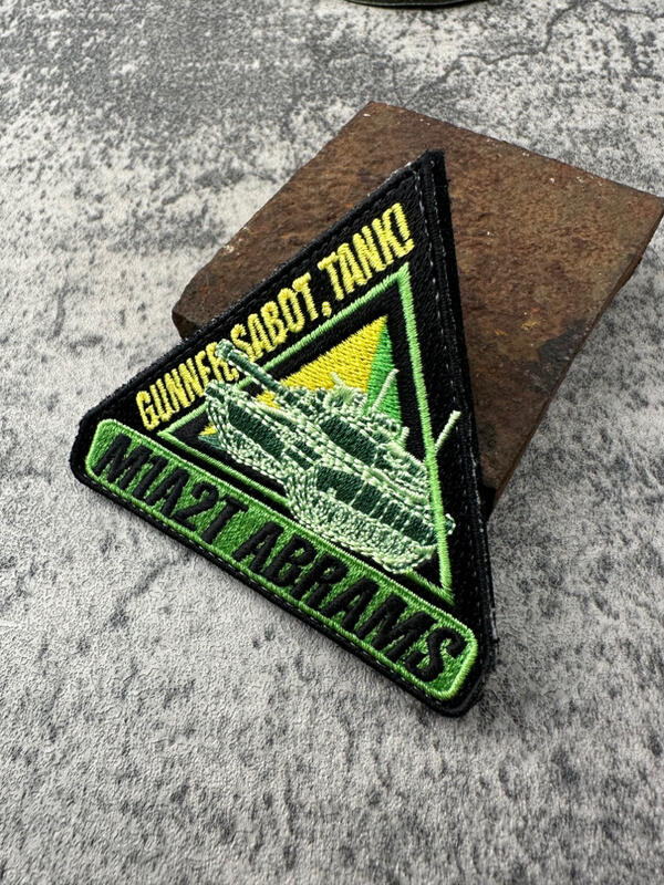 Gunner, Sabot, Tank「M1A2T Abrams」臂章，採特殊紫外線反光繡線，數量稀有請把握 | 露天市集 | 全台最大的網路購物市集