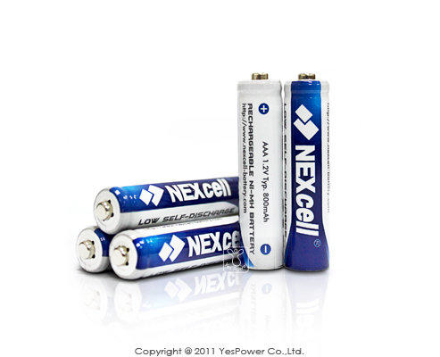 NEXcell 台灣耐能低自放4號鎳氫超高容量充電電池 /電容量800mAh /立即用 | 露天市集 | 全台最大的網路購物市集