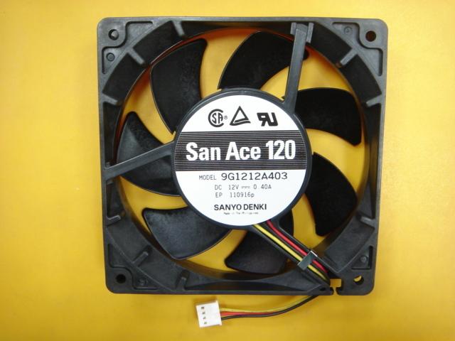 【全冠】三洋 12公分風扇 12*12*2.5公分 DC12V0.4A.9G1212A403 3線 (VN3599) | 露天市集 | 全台最 ...