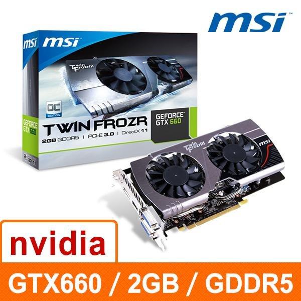 微星 N660 TF 2GD5/OC 2G GDDR5 PCI-E 圖形加速卡 | 露天市集 | 全台最大的網路購物市集