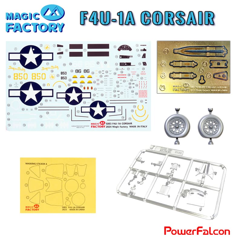 [紅隼模型]1/48 美國F4U-1A Corsair 海盜戰鬥機(Magic Factory 5003) | 露天市集 | 全台最大的網路購物市集