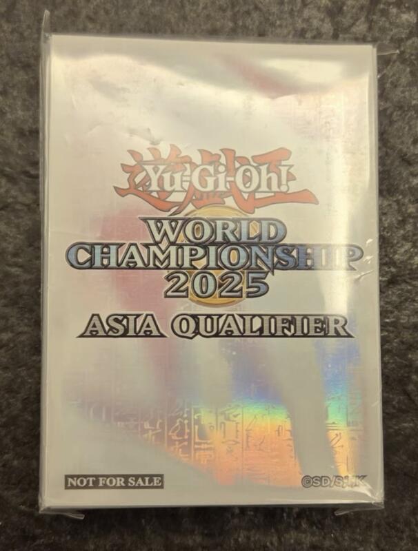 遊戲王World Championship ASIA Qualifier 2025 限定卡套(全新未開) WCQ WCS | 露天市集 | 全 ...