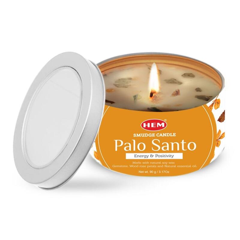 [綺異館]印度 HEM 白鼠尾草 / 聖木 水晶能量香氛蠟燭 90g 能量蠟燭 淨化療癒 舒壓 HEM S CANDLE | 露天市集 | 全 ...