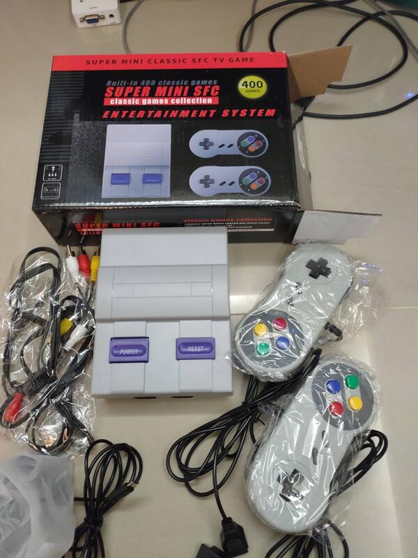 全新 超級任天堂 super mini sfc 400合一 接上AV端 不需插卡 即可玩 | 露天市集 | 全台最大的網路購物市集