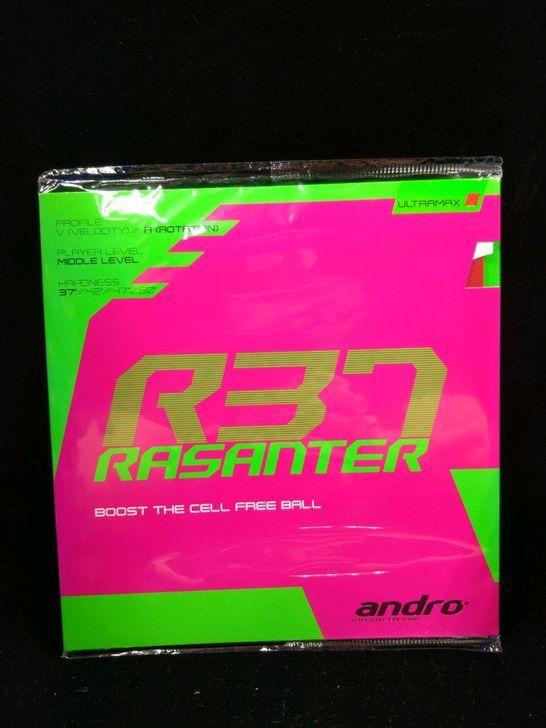桌球孤鷹~桌球膠皮~ANDRO RASANTER R37~(紅色-黑色)~超級雷神-R37~新貨到 | 露天市集 | 全台最大的網路購物市集