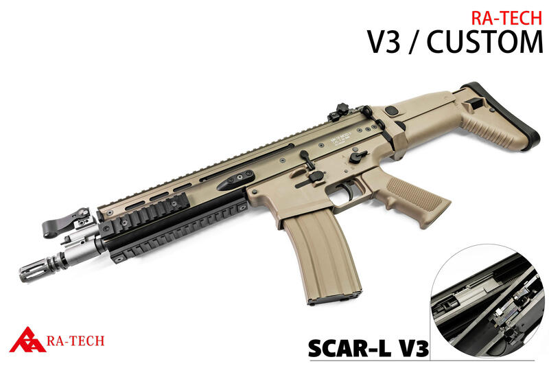 【RA-TECH】客製化 WE V3 SCAR L GBB LV1 | 露天市集 | 全台最大的網路購物市集